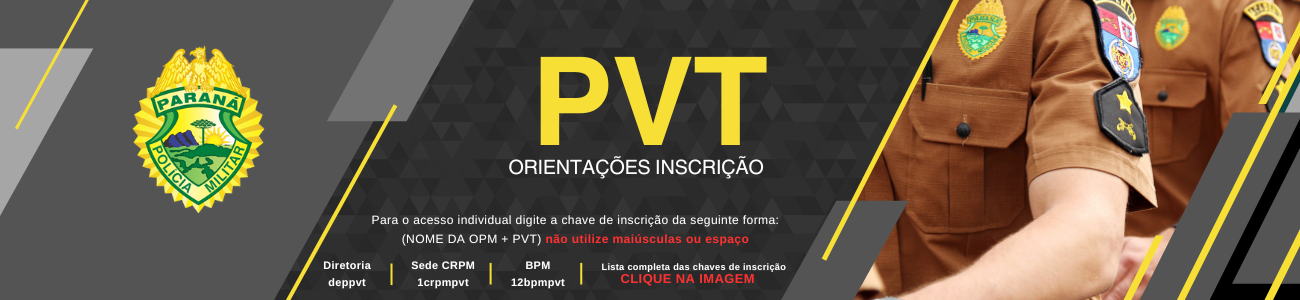 PMPR - EaD: Todos os cursos